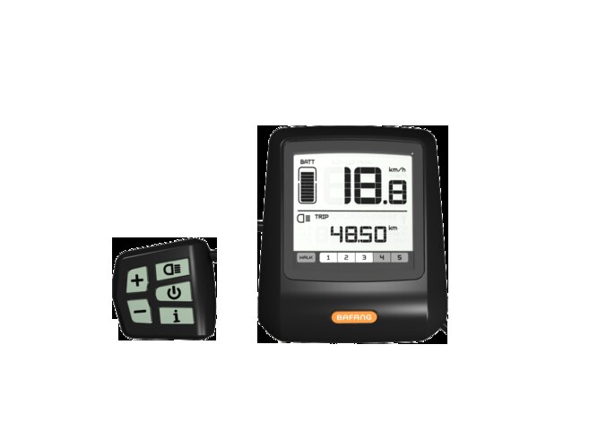 Bafang DP C07.CAN Display 11 funksjoner, 300/230 mm kabel - Bikeshop.no