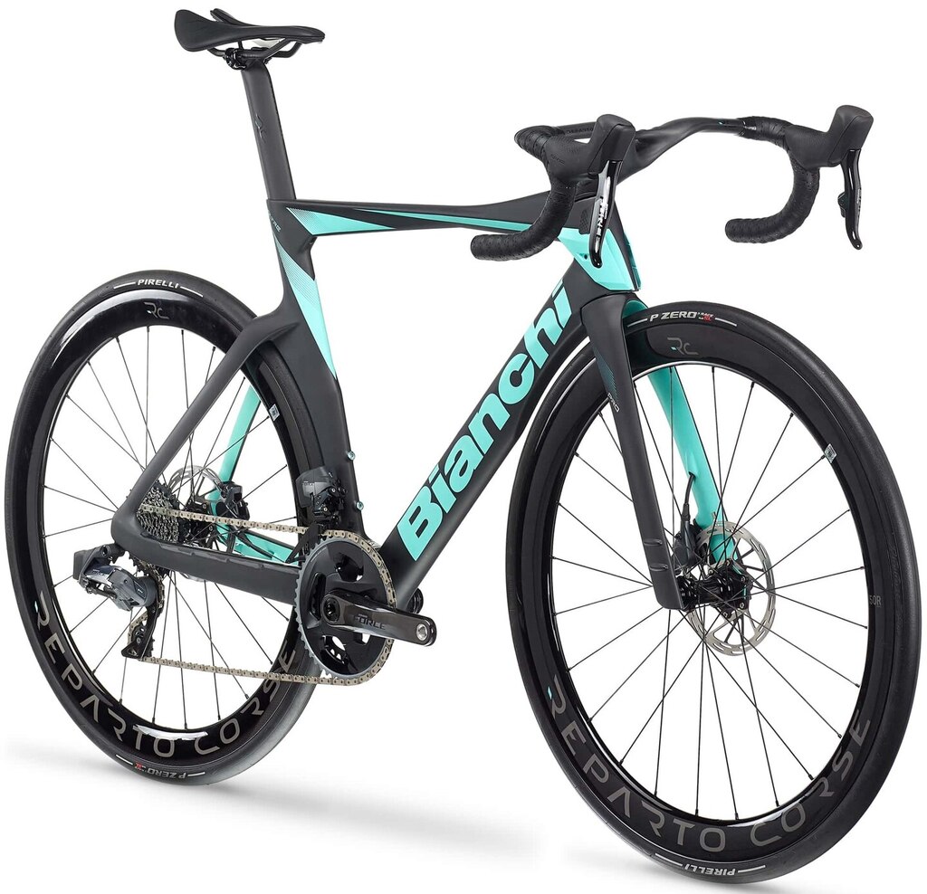 Bianchi Oltre Pro Racercykel Kolfiber, Ultegra Di2 2x12, RC hjul ...