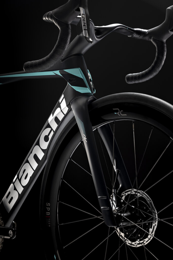 Bianchi Oltre RC Landeveissykkel Graphite-Carbon/Celeste, Str. 55 ...