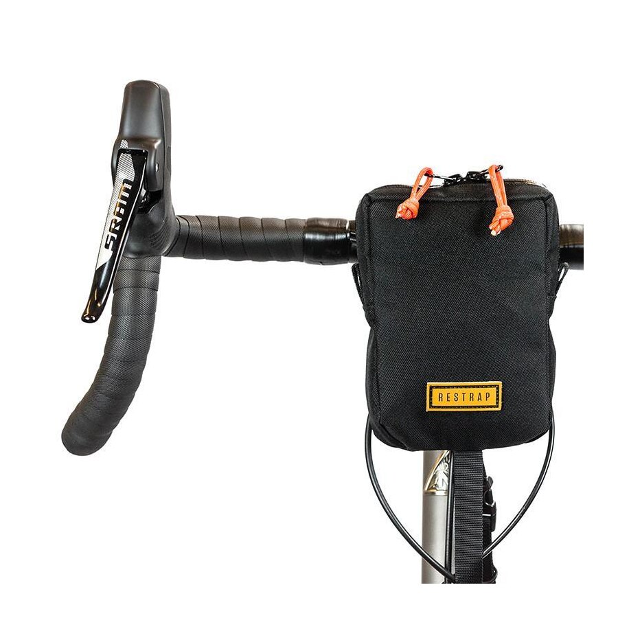 Restrap Tech Bag Styreveske Sort, 20x12x4 cm, 110g - Bikeshop.no